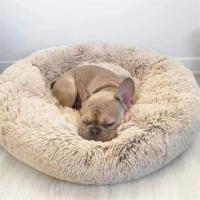 China 40-90cm Round Pet Bed Super Soft Collapsible Travel Dog House for Large and Medium Dogs Winter Warm Sleeping Summer Features for sale