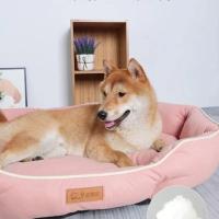 China Modern Collapsible Waterproof Dog Sofa Bed with Travel Feature Fluffy Design for Small Breeds Eco-Friendly Pet Bedding for sale