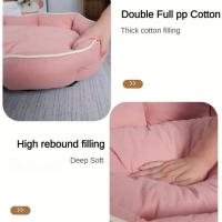 China Modern Collapsible Waterproof Dog Sofa Bed with Travel Feature Fluffy Design for Small Breeds Eco-Friendly Pet Bedding for sale