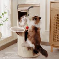 China Luxury Halloween Multifunctional Eco-Friendly Cat Toy Pet Supplies Wear-Resistant Sisal Scratching Post Multi-Layer Cat Bed for sale