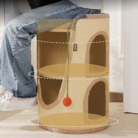China Luxury Halloween Multifunctional Eco-Friendly Cat Toy Pet Supplies Wear-Resistant Sisal Scratching Post Multi-Layer Cat Bed for sale