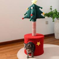 China Luxury Small Cat Toy Halloween Tree Climbing Frame with Bed Integrated Eco-Friendly Durable Sisal Pet Supplies for sale