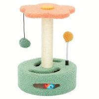 China Luxury Eco-Friendly Durable Cat Scratching Tree with Turntable Type Toy Small Sisal Teasing and Claw Grinding for Halloween for sale