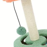 China Luxury Eco-Friendly Durable Cat Scratching Tree with Turntable Type Toy Small Sisal Teasing and Claw Grinding for Halloween for sale