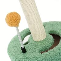 China Luxury Eco-Friendly Durable Cat Scratching Tree with Turntable Type Toy Small Sisal Teasing and Claw Grinding for Halloween for sale
