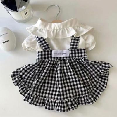China Luxury Cute Creative Comfortable Halloween Striped Summer Puppy Dress Dogs Chihuahua Bichon Yorkie Cat Costume XXL Suspender for sale