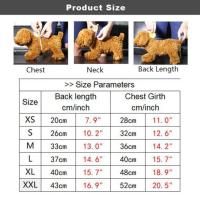 China Cute Denim Dog Cat Halloween Striped Coats Flying Sleeves Leash Ring Small Chihuahua Outfits Puppy Accessory Creative for sale