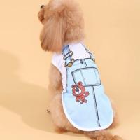 China Cartoon Striped Cute Dog Shirt Small Puppies Summer Halloween Pet Clothing Chihuahua Yorkshire Terrier Cat XL Creative for sale