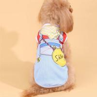 China Cartoon Striped Cute Dog Shirt Small Puppies Summer Halloween Pet Clothing Chihuahua Yorkshire Terrier Cat XL Creative for sale