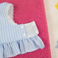 China Cute Polyester Striped Pet Dog Dress for Small Dogs Thin Puppy Princess Skirt All Seasons Dog Clothes Chihuahua York Clothing for sale