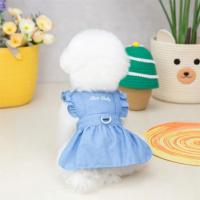 China Cute Dog Jean Princess Dress for Small Medium Dogs Wedding Skirt All Seasons Soft Sweet for sale