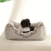 China Wholesale Four Seasons Luxury Pet Bed Waterproof Comfortable Collapsible Travel Dog Beds for Cats Modern Style Pet Mats & Pads for sale