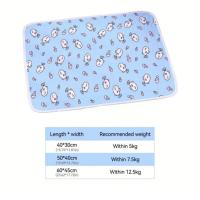 China Cat Dog Pet Cooling Mat All-Season Collapsible Modern Design Waterproof Anti-Slip Floor Sofa Blanket for sale