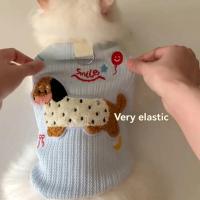 China Cute Creative Polyester Pet Vest for Medium Dogs Summer Cooling Clothing D Ring Breathable Spring Dog Clothes Animal Halloween for sale