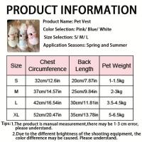 China Cute Polyester Pet Vest for Medium Dogs and Cats Summer Cooling Breathable Halloween Animal Print Christmas D Ring Dog Clothes for sale