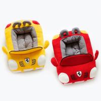 China Luxury Modern Corduroy Cat Bed House Portable Collapsible Carton Packed Removable Washable for Small Pets Chihuahua for sale