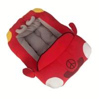 China Luxury Modern Corduroy Cat Bed House Portable Collapsible Carton Packed Removable Washable for Small Pets Chihuahua for sale