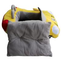 China Luxury Modern Corduroy Cat Bed House Portable Collapsible Carton Packed Removable Washable for Small Pets Chihuahua for sale
