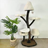 China Luxury Cat Tree Tower Unique Cat Tree White Flower Tree for sale