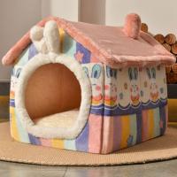 China Modern Cat & Dog House Winter Warm Enclosed Detachable Washable Security Luxury Villa Universal All Seasons Carton for sale