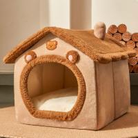 China Modern Cat & Dog House Winter Warm Enclosed Detachable Washable Security Luxury Villa Universal All Seasons Carton for sale