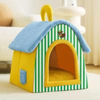 China Modern Cat & Dog House Winter Warm Enclosed Detachable Washable Security Luxury Villa Universal All Seasons Carton for sale