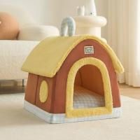 China Modern Cat & Dog House Winter Warm Enclosed Detachable Washable Security Luxury Villa Universal All Seasons Carton for sale