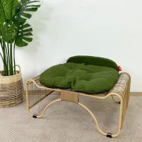 China New Design Iron Woven Square Stylish Gold Eco-Friendly Waterproof Dog/Cat Sofa Bed with Removable Washable Cushions for sale
