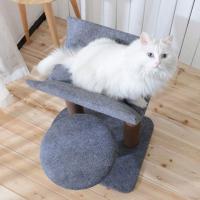 China Natural Sisal & Wool Eco-Friendly Cat Scratching Post & Climbing Frame with Christmas Design-Cat Toy for Grinding Claws for sale