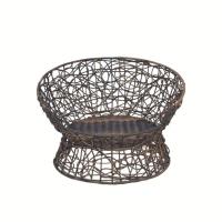 China Round Double-layer Plastic Cat Bed Cave Waterproof Scratch-resistant Multi-function Pet House with Soft Cushion Carton Packaging for sale