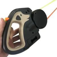 China 3M Retractable Double Dog Leash Rotating Multifunctional Plastic Poop Bag Box with Flashlight for Halloween or Christmas for sale
