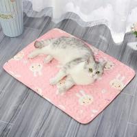 China Summer Mat Pet Cooling Ice Blanket Mat Moisture Proof Dog Floor Sofa Cushion Skin Friendly Cat Sleep Breathable Pet Bed Covers for sale