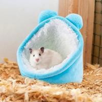 China Modern Fiber Cat Portable Pet Bed Cozy Lightweight Cute Removable Washable Sleeping Nest Winter Use for sale
