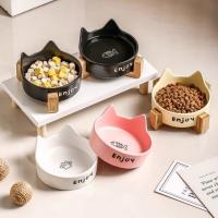 China Durable Eco-Friendly Cat Ear Pet Bowl Slow-Bowls Water Fountain Portable Outdoor Food Bowl Dogs Small Animals Elevated Design for sale