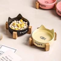 China Durable Eco-Friendly Cat Ear Pet Bowl Slow-Bowls Water Fountain Portable Outdoor Food Bowl Dogs Small Animals Elevated Design for sale