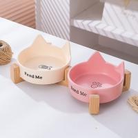 China Durable Eco-Friendly Cat Ear Pet Bowl Slow-Bowls Water Fountain Portable Outdoor Food Bowl Dogs Small Animals Elevated Design for sale