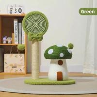China Modern Luxury Natural Sisal Eco-Friendly Durable Cat Climbing Scratcher Frame Mushroom Cat Tree Protect Sofa Cat Climbing Board for sale