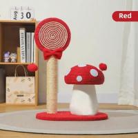 China Modern Luxury Natural Sisal Eco-Friendly Durable Cat Climbing Scratcher Frame Mushroom Cat Tree Protect Sofa Cat Climbing Board for sale