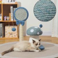 China Modern Luxury Natural Sisal Eco-Friendly Durable Cat Climbing Scratcher Frame Mushroom Cat Tree Protect Sofa Cat Climbing Board for sale
