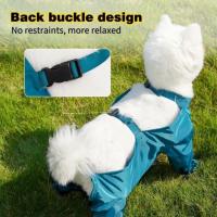China Pet Out Wrap Belly Bag Rompers 4 Leg Shoes Dog Walking Waterproof Dustproof Polyester Halloween Cute Raincoat Boots for sale