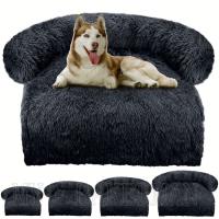 China Dropshipping Pet Dog Bed Sofa for Dog Pet Bed Warm Nest Washable Soft Furniture Protector Mat Cat Blanket Large Dogs Sofa Bed for sale