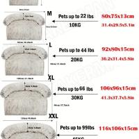 China Dropshipping Pet Dog Bed Sofa for Dog Pet Bed Warm Nest Washable Soft Furniture Protector Mat Cat Blanket Large Dogs Sofa Bed for sale