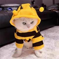 China Wholesale Polyester Halloween Cute Animal Print Dog Cat Hoodies for Pets-Spring Autumn Season for sale