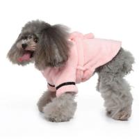 China Pet Dog & Cat Hooded Bathrobe Pajamas Soft Polyester Halloween Drying Towel Coat Sleeping Clothes for sale