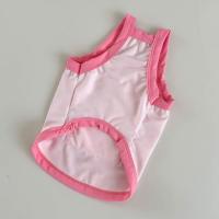 China Summer Outdoor Pet Vest for Small Dogs Solid Sun Protection Dog Sling T-Shirt for Bichon Frise Maltese Birthdays Christmases for sale
