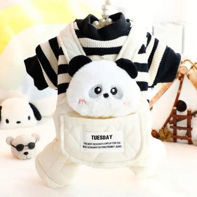 China Cartoon Winter Pet Dog Vest Jacket for Small Medium Dogs Cats Pet Warm Cotton Clothes for sale