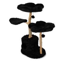 China Cat Tree Tower Solid Wood Sisal Rope Climbing Frame Eco-Friendly Minimalist Modern Large Real Branch Luxury Carton for sale