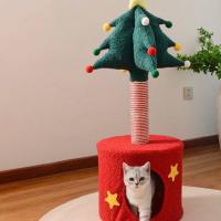 China Christmas Tree cat Climbing Frame cat Bed Integrated Small Grab Post No Space Occupation Pet Supplies cat Toys for sale