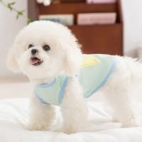 China Pet Pocket Sun Protection Clothes Puppy Summer Ice Silk Vest Teddy Soft Two Leg Clothes Maltese Sleeveless Short Sleeve for sale