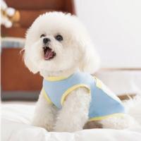 China Pet Pocket Sun Protection Clothes Puppy Summer Ice Silk Vest Teddy Soft Two Leg Clothes Maltese Sleeveless Short Sleeve for sale